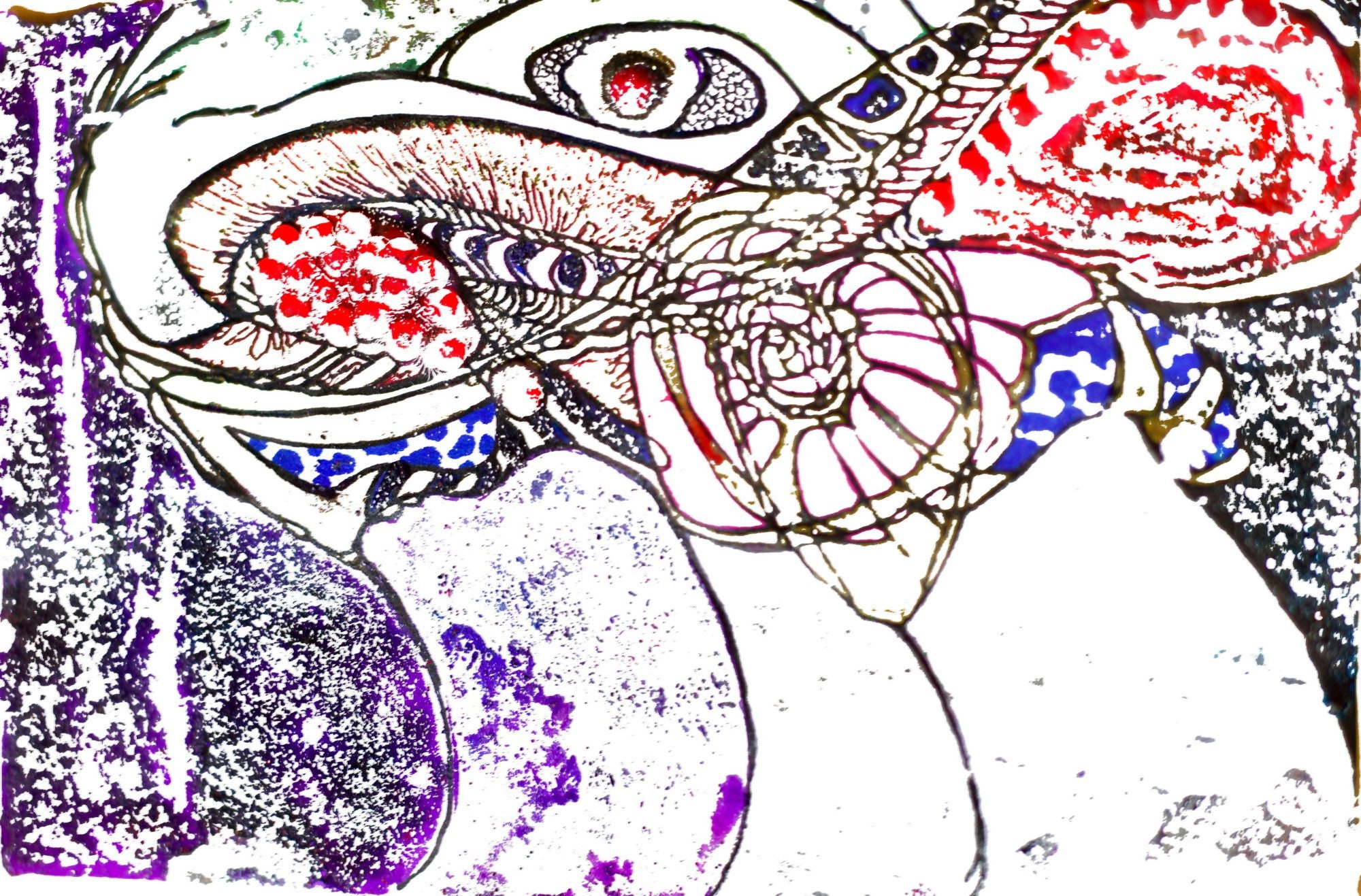 Technoverse Digital Artwork, Printable Abstract Art, Instant Download ...