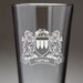 Curran Irish Coat of Arms Lions Pint Glasses sand Etched - Etsy
