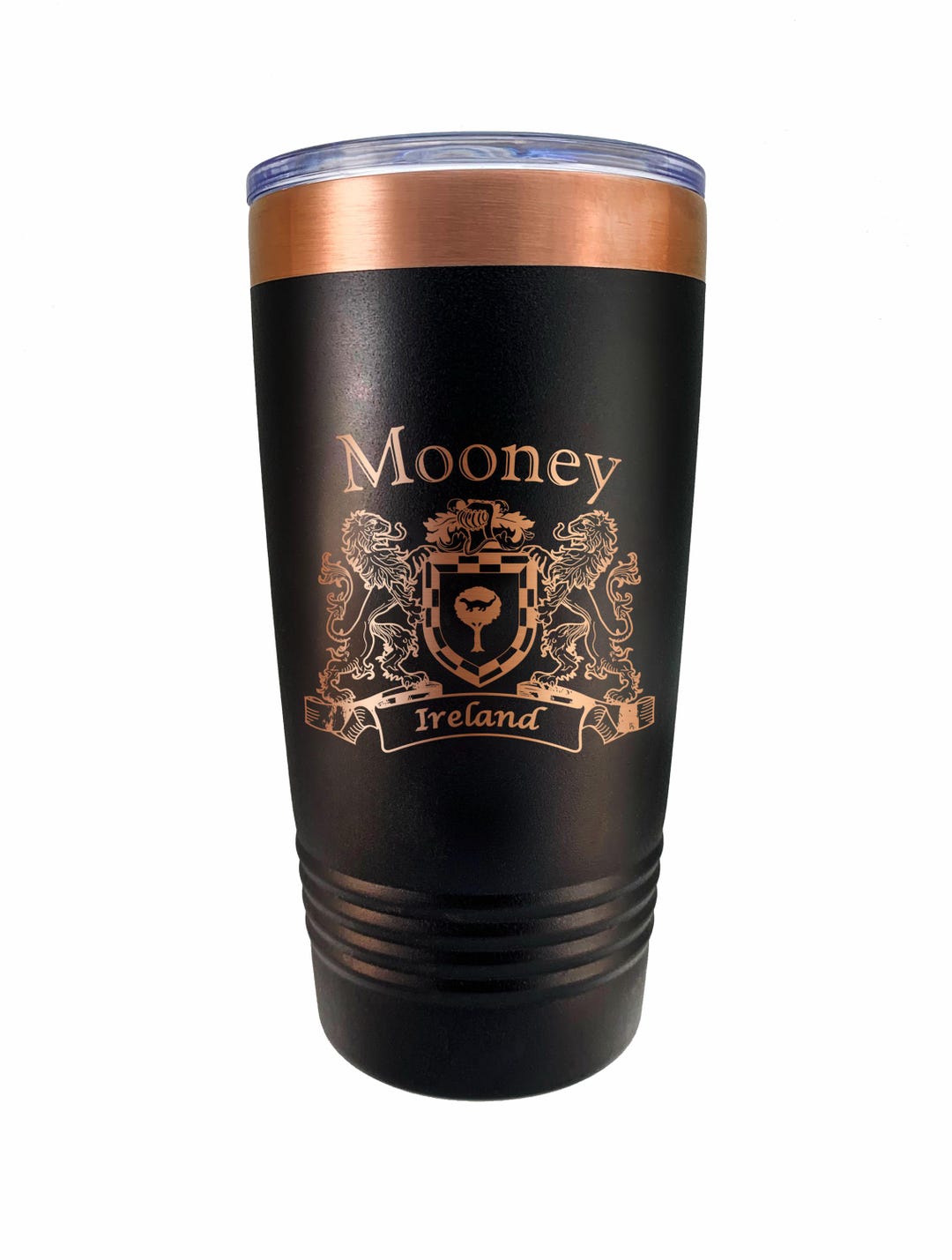 Mooney Irish Coat of Arms Black Travel Mug - Etsy