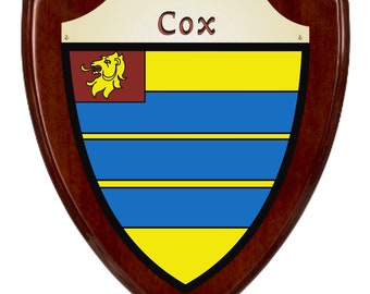 Cox Coat of Arms - Etsy