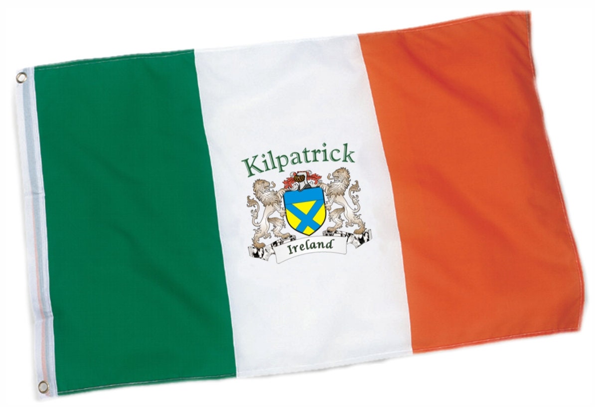 Kilpatrick Irish Coat of Arms Flag 3'x5' Foot - Etsy