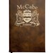 Mccabe Irish Coat of Arms Leather Journal - Etsy