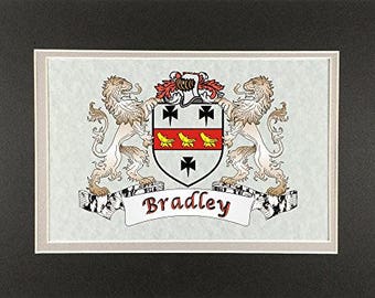 Bradley Coat of Arms - Etsy