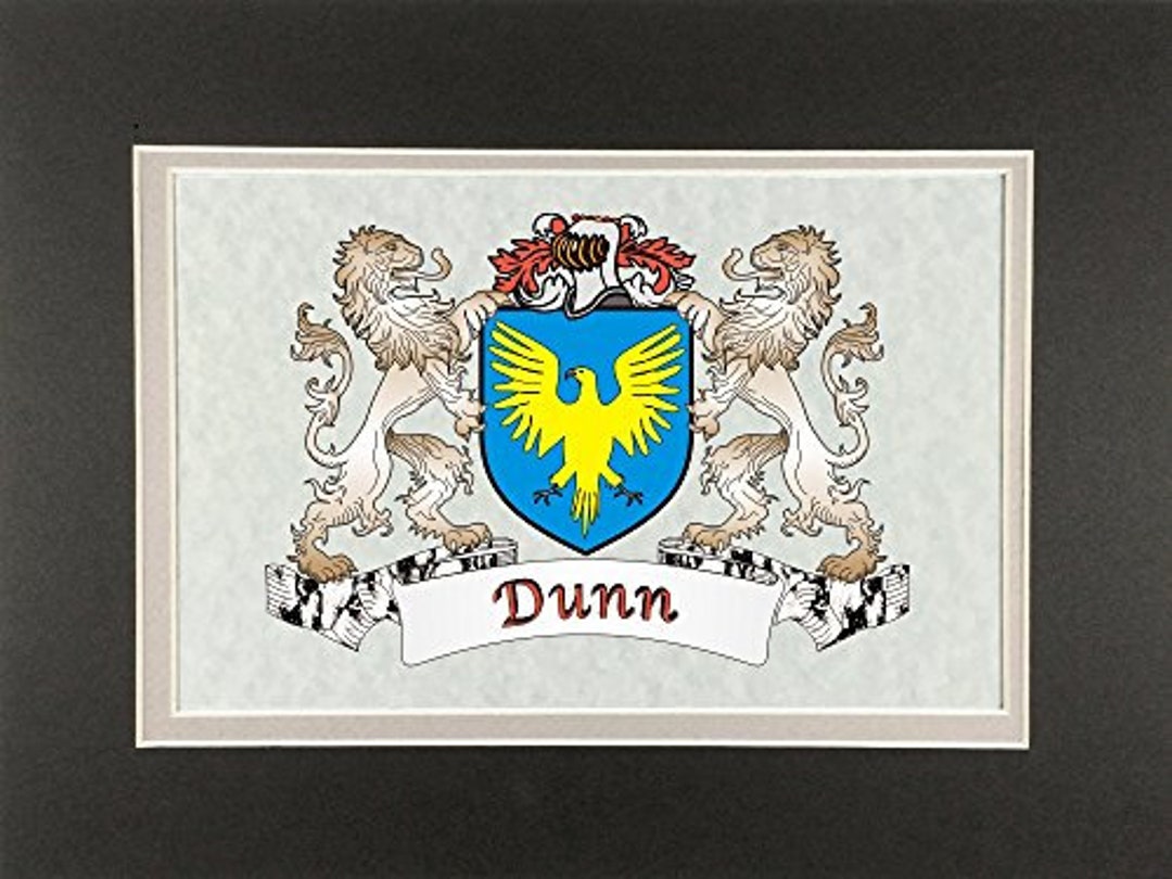Dunn Irish Coat of Arms Print - Frameable 9" X 12" - Etsy