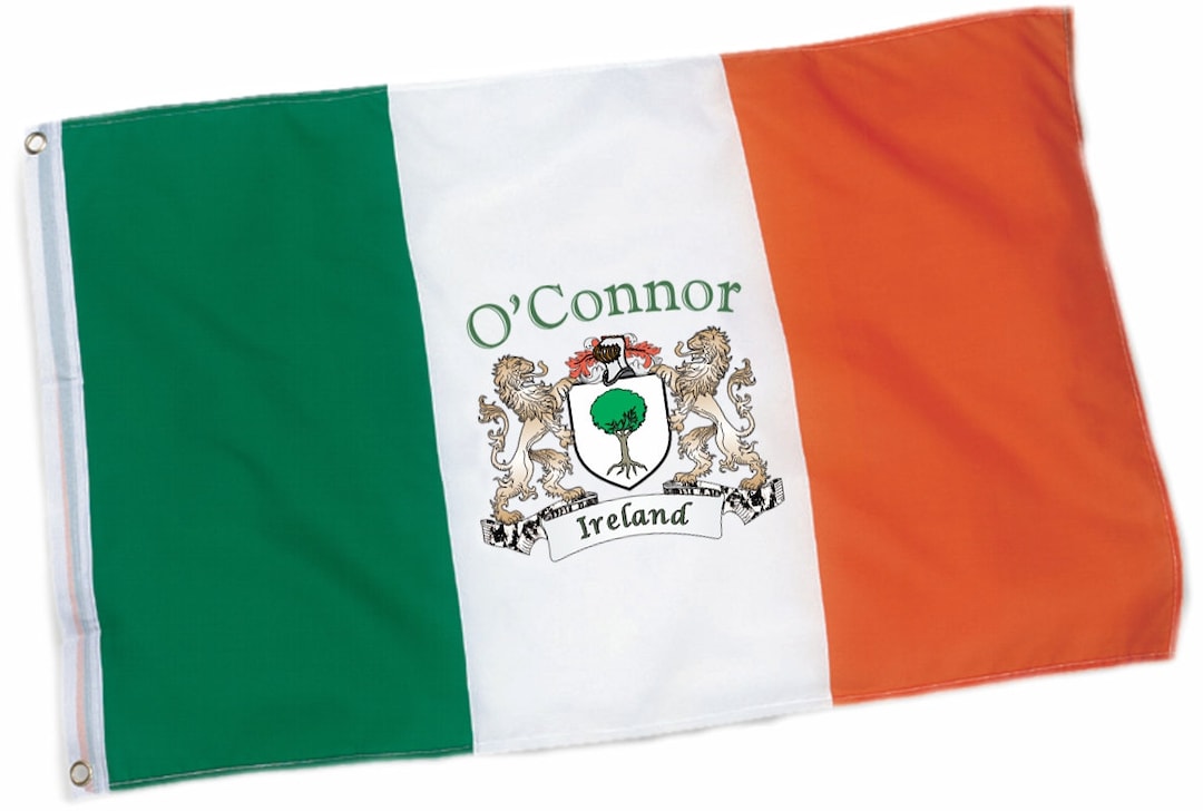 O'connor Irish Coat of Arms Ireland Flag - 3'x5' Foot - Etsy