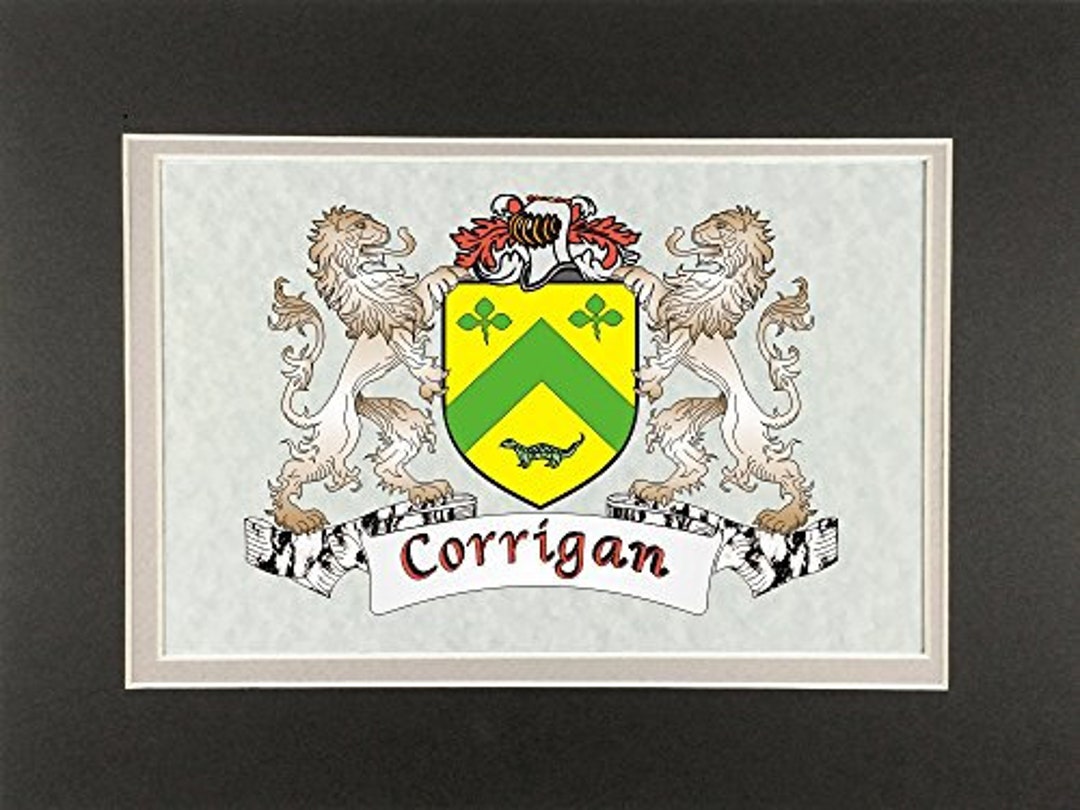 Corrigan Irish Coat of Arms Print - Frameable 9" X 12" - Etsy