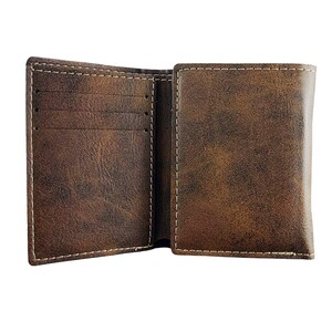 Richardson Irish Coat of Arms Rustic Leather Wallet - Etsy
