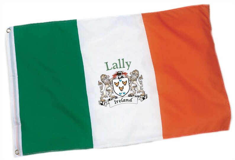Lally Irish Coat of Arms Ireland Flag 3'x5' Foot - Etsy
