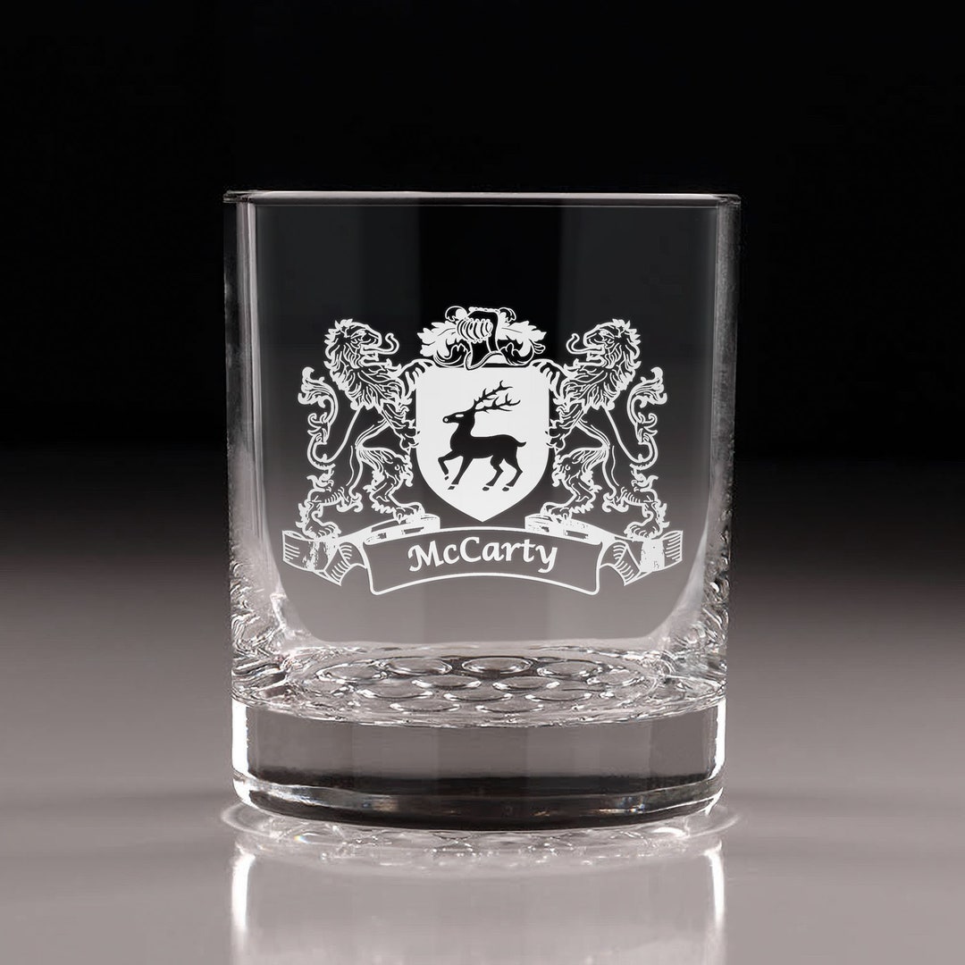 Mccarty Irish Coat of Arms Nob Hill Tumblers - Set of 4 - Etsy