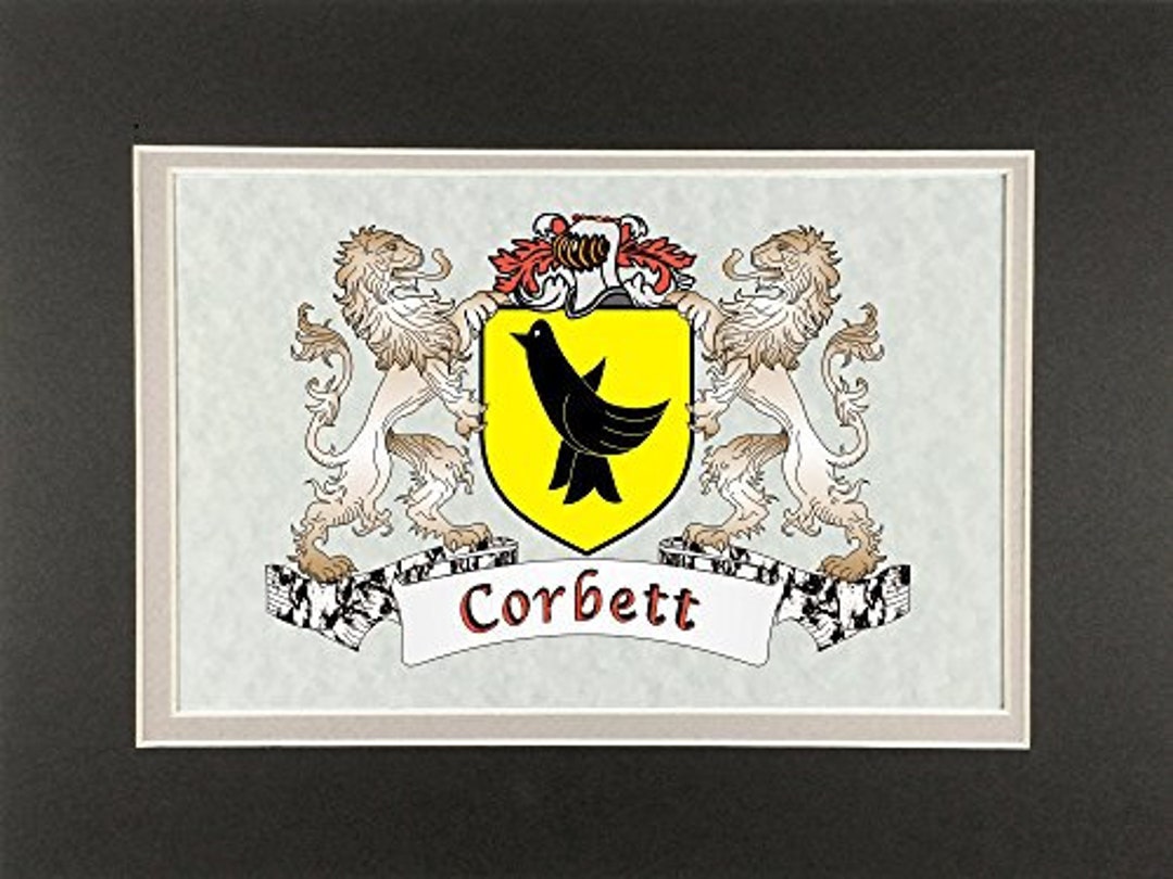 Corbett Irish Coat of Arms Print Frameable 9 X 12 - Etsy
