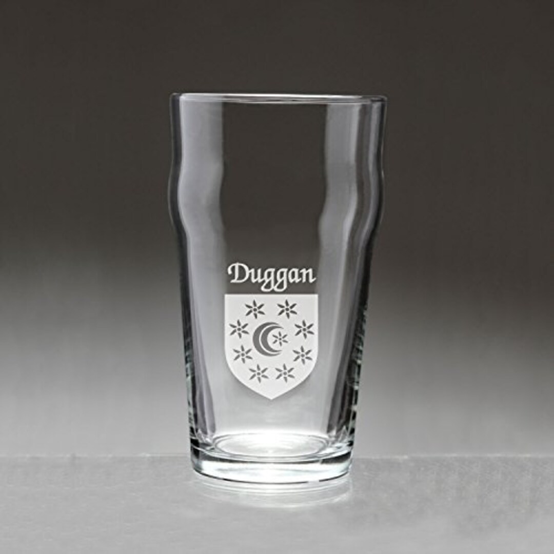 Duggan Irish Coat of Arms Pub Glasses Set of 4 sand Etched - Etsy