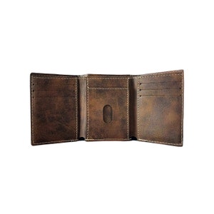 Richardson Irish Coat of Arms Rustic Leather Wallet - Etsy