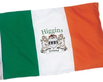 Power Irish Coat of Arms Rustic Leather Wallet - Etsy