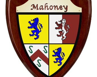 Coat of Arms Mahoney - Etsy