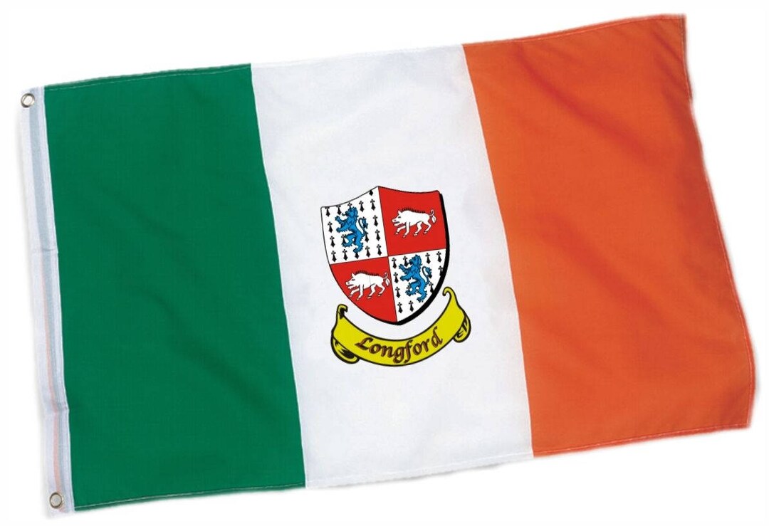 Longford County Coat of Arms Ireland Flag - 3'x5' Foot - Etsy