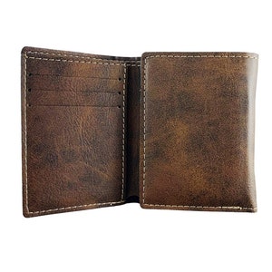 Ward Irish Coat of Arms Rustic Leather Wallet - Etsy