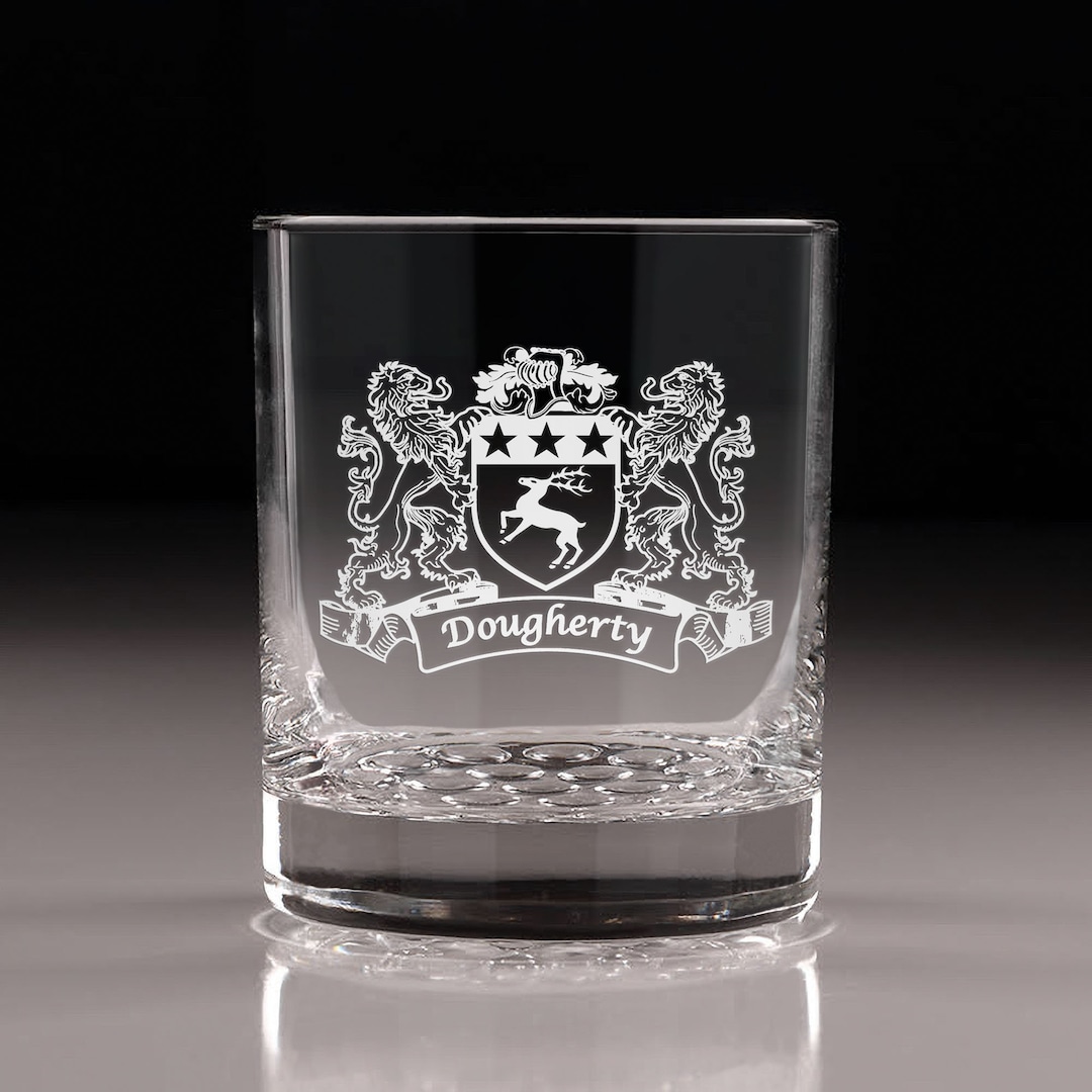 Dougherty Irish Coat of Arms Nob Hill Tumblers - Set of 4 - Etsy