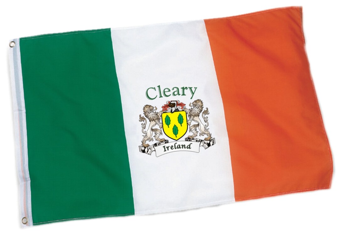 Cleary Irish Coat of Arms Heavy Duty Outdoor Ireland Flag 3 - Etsy