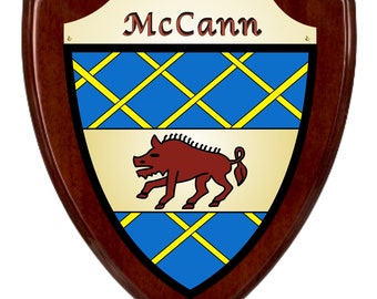 Mccann Coat of Arms - Etsy