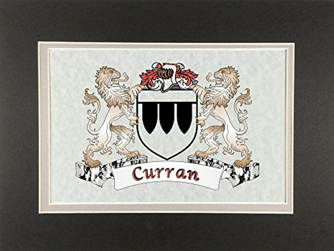 Curran Irish Coat of Arms Print Frameable 9 X 12 - Etsy