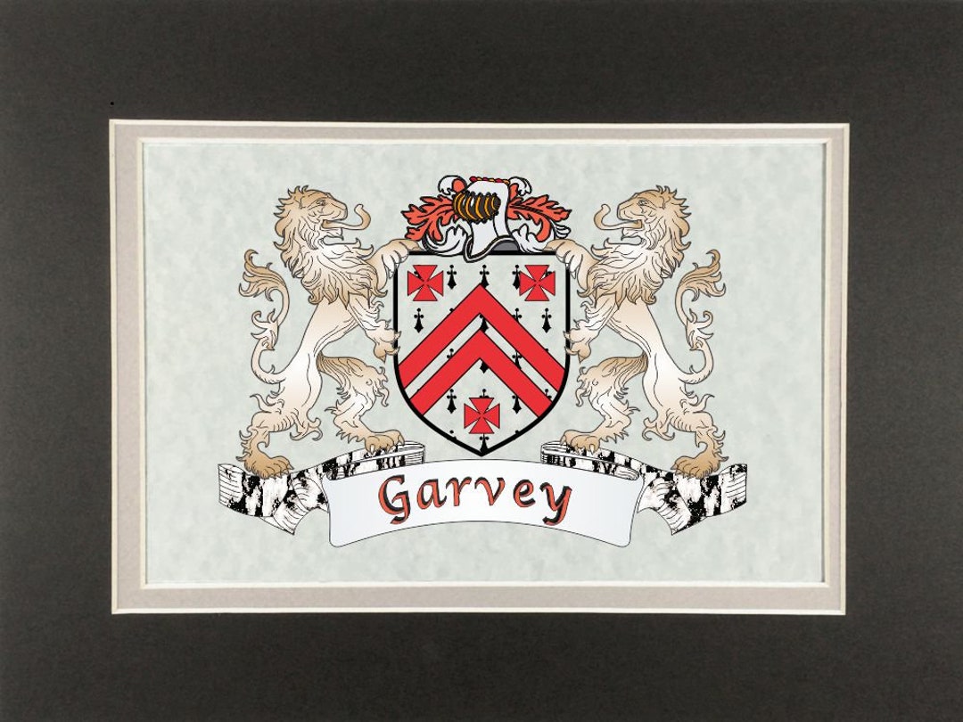 Garvey Irish Coat of Arms Print Frameable 9 X 12 - Etsy
