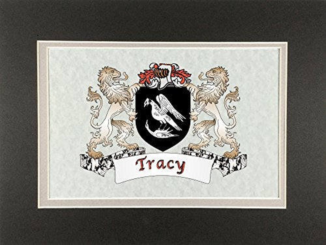 Tracy Irish Coat of Arms Print Frameable 9 X 12 - Etsy