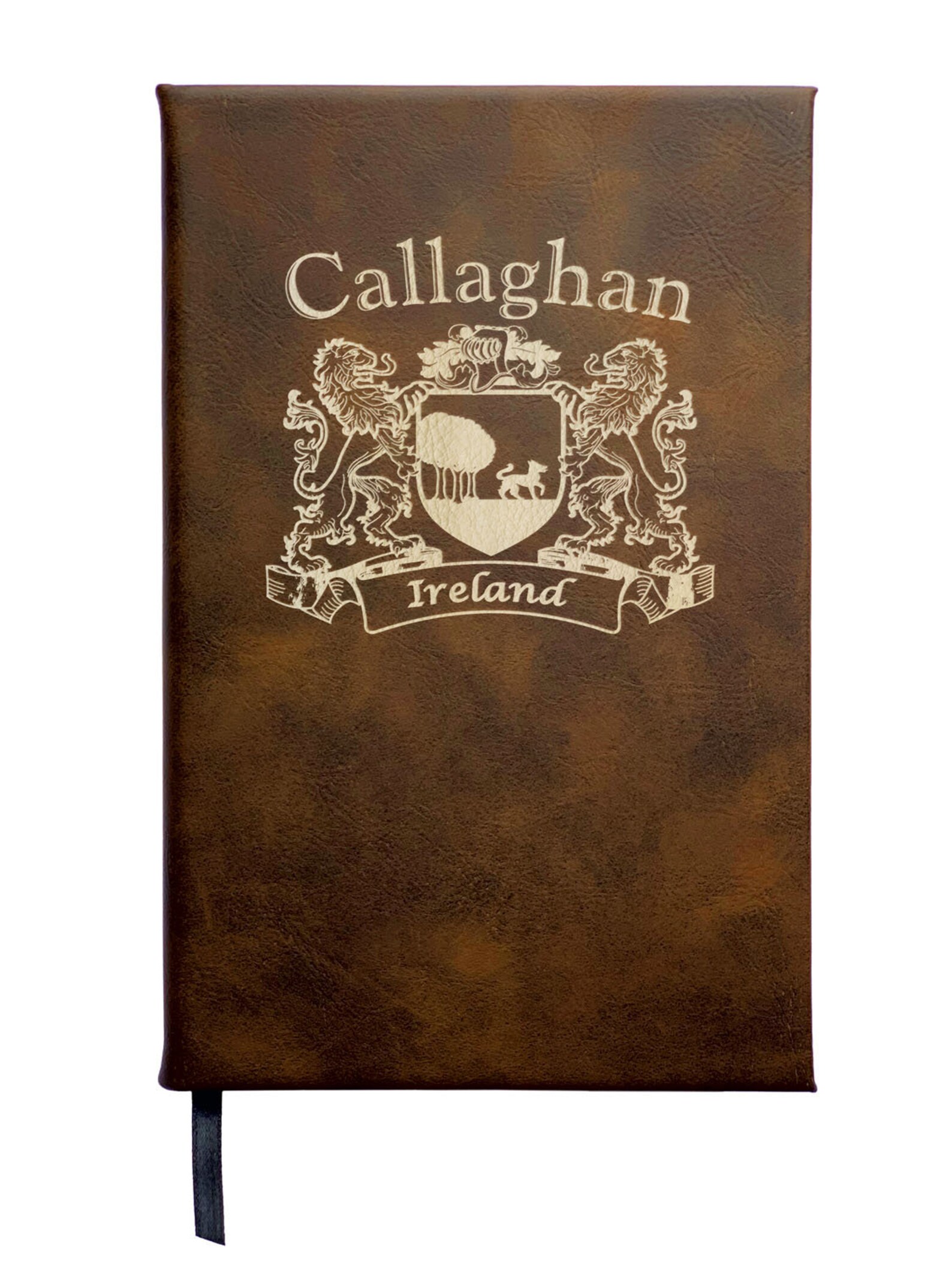 Callaghan Irish Coat of Arms Leather Journal - Etsy