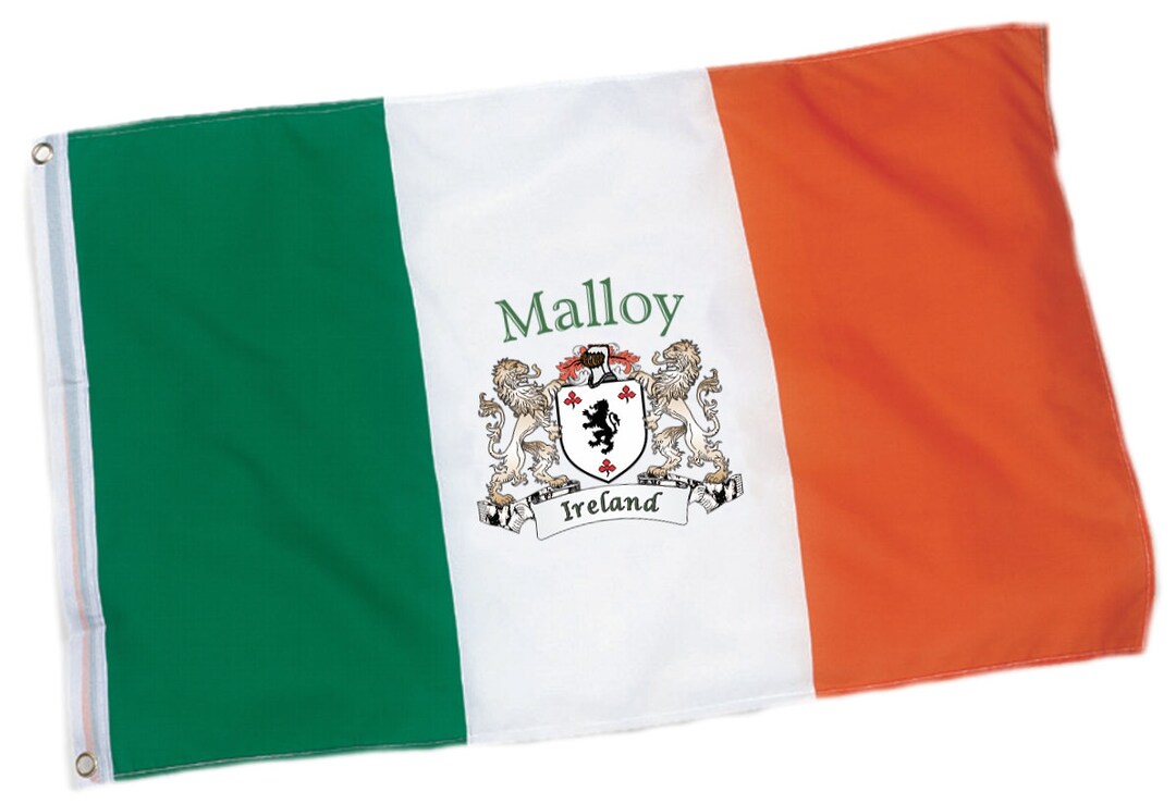 Malloy Irish Coat of Arms Heavy Duty Outdoor Ireland Flag 3 - Etsy