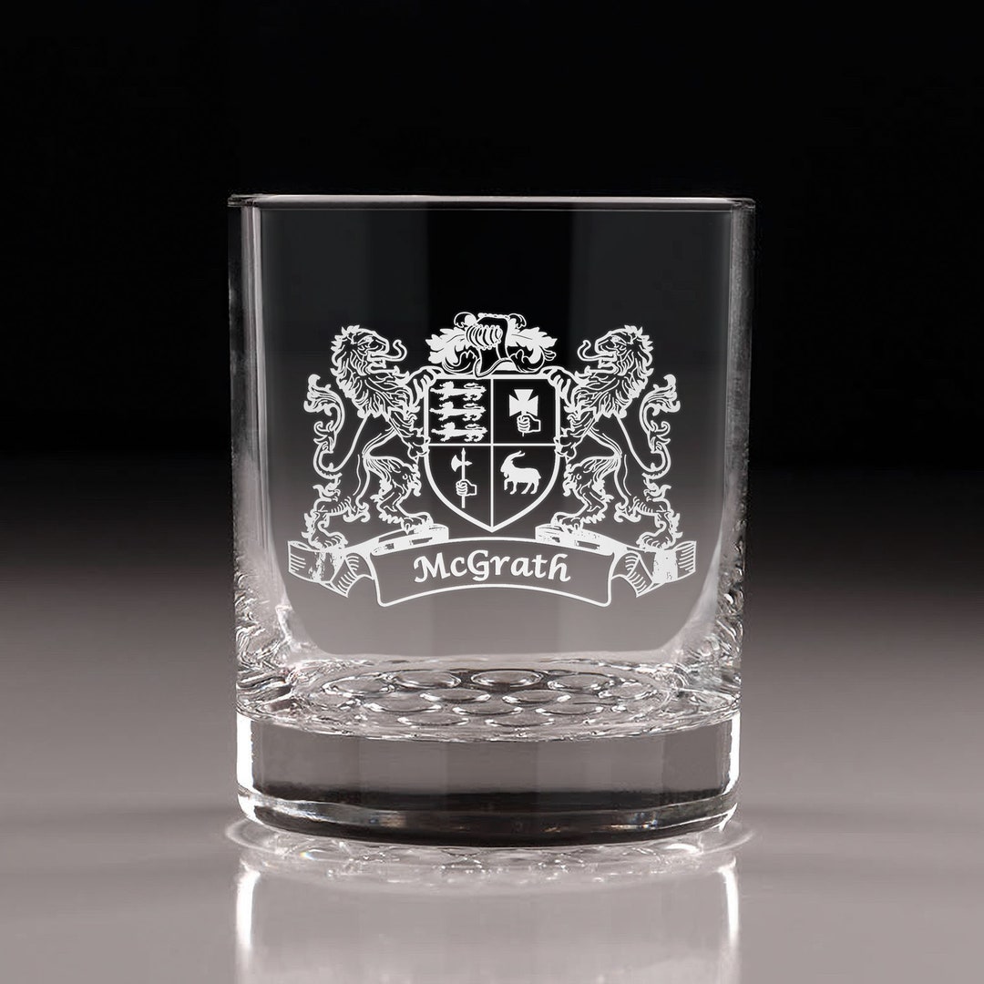 Mcgrath Irish Coat of Arms Nob Hill Tumblers - Set of 4 - Etsy