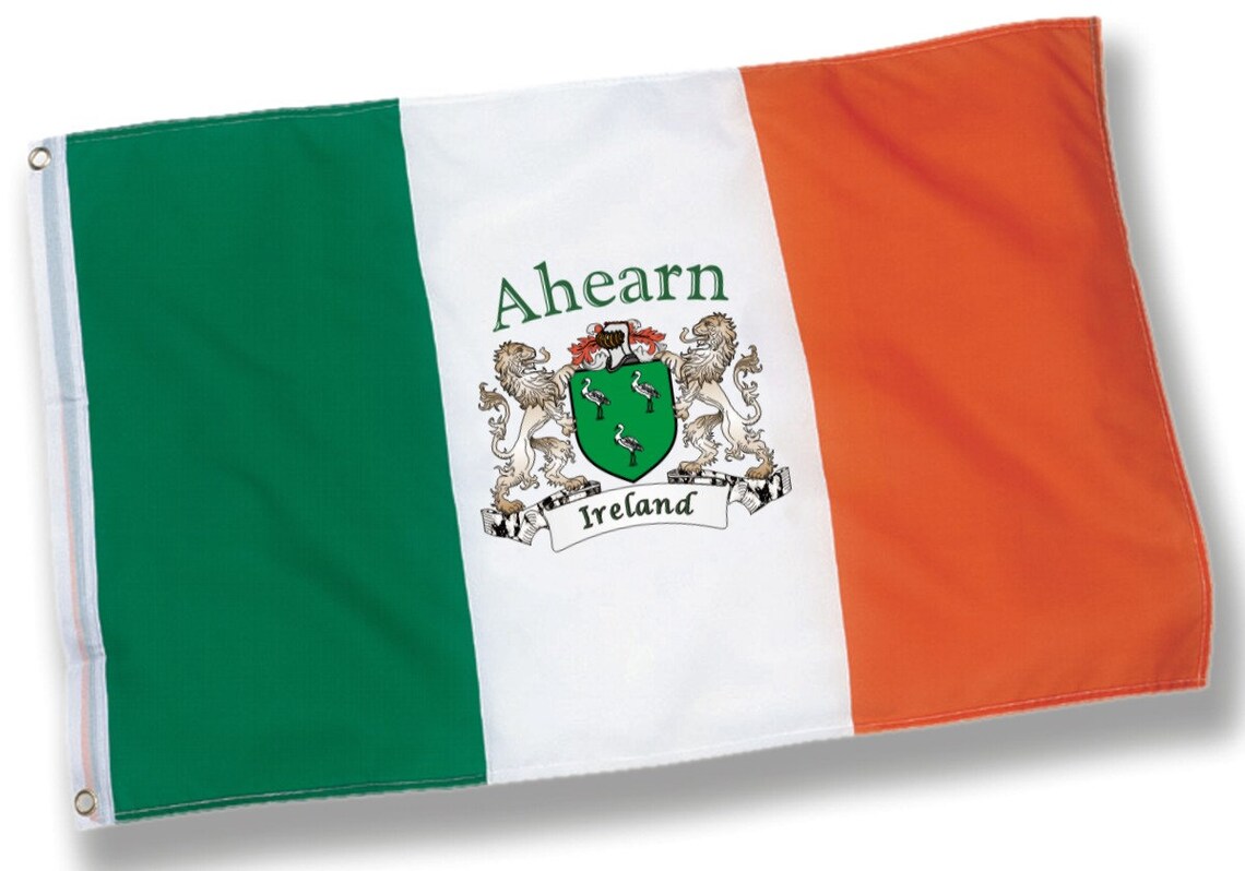Ahearn Irish Coat of Arms Ireland Flag 3'x5' Foot - Etsy