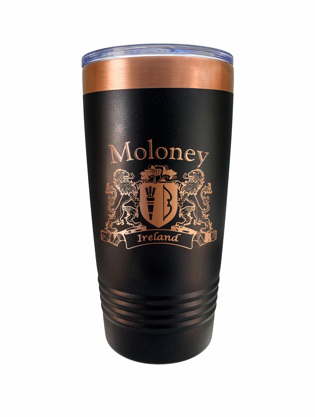 Moloney Irish Coat of Arms Black Travel Mug - Etsy