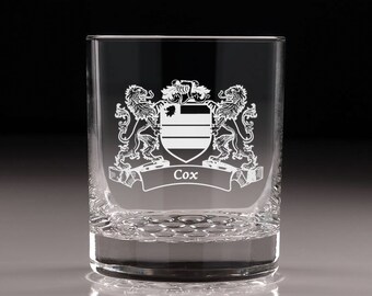 Cox Coat of Arms - Etsy