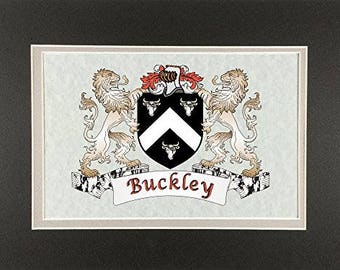 Buckley Coat of Arms - Etsy