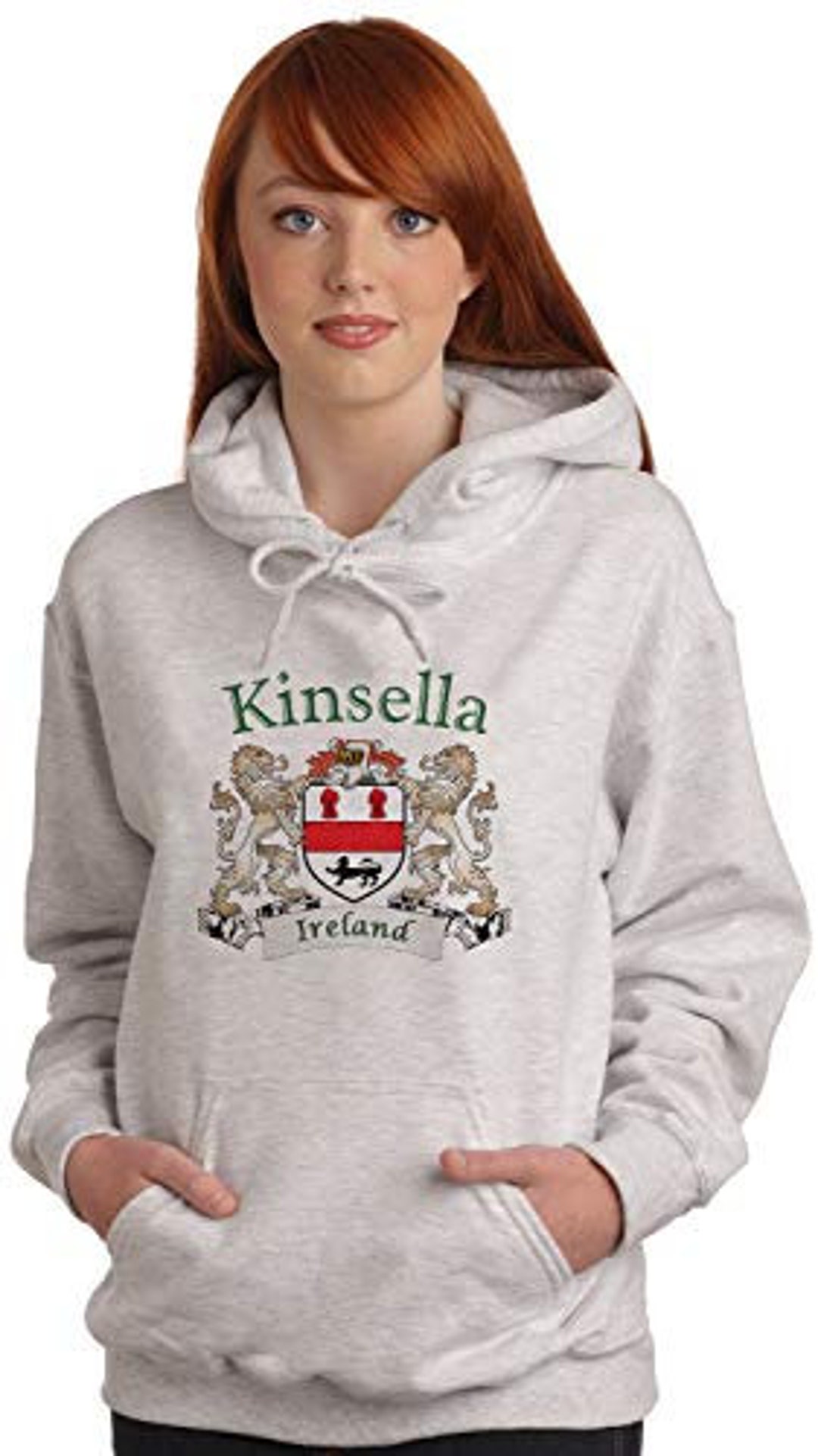 Kinsella Irish Coat of Arms Ash Hooded Sweat Shirt - Etsy