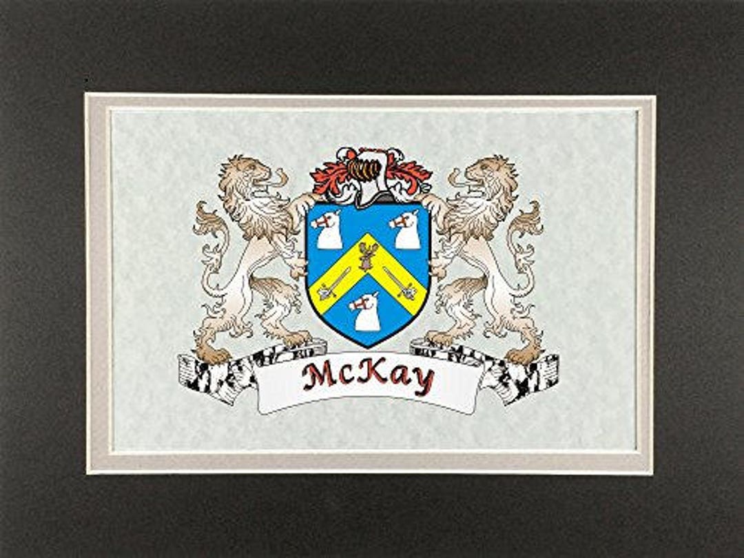 Mckay Irish Coat of Arms Print Frameable 9 X 12 - Etsy