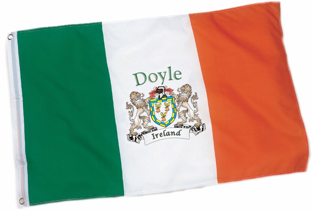 Doyle Irish Coat of Arms Ireland Flag - 3'x5' Foot - Etsy