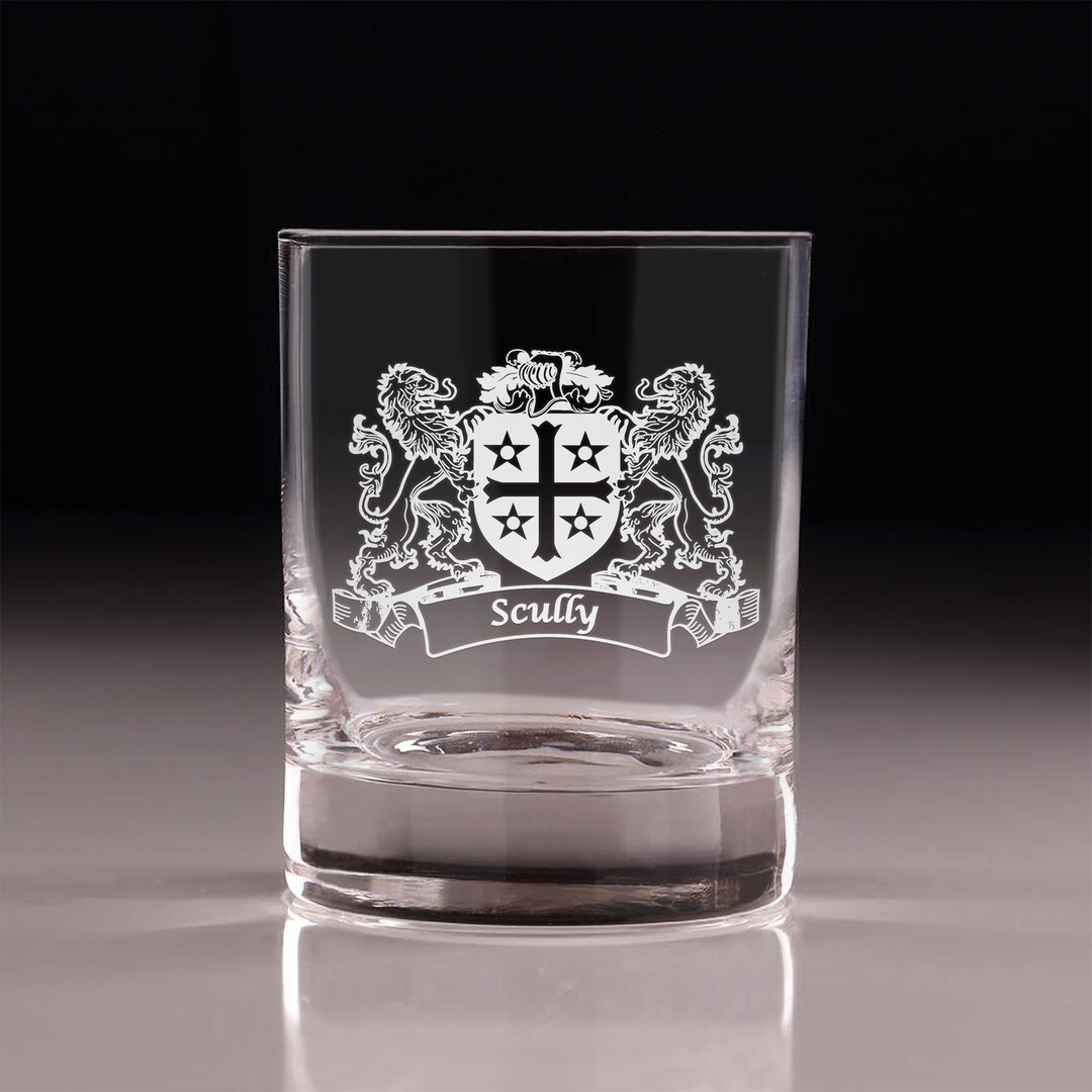 Scully Irish Coat of Arms Old Fashioned Tumblers Set of 4 - Etsy