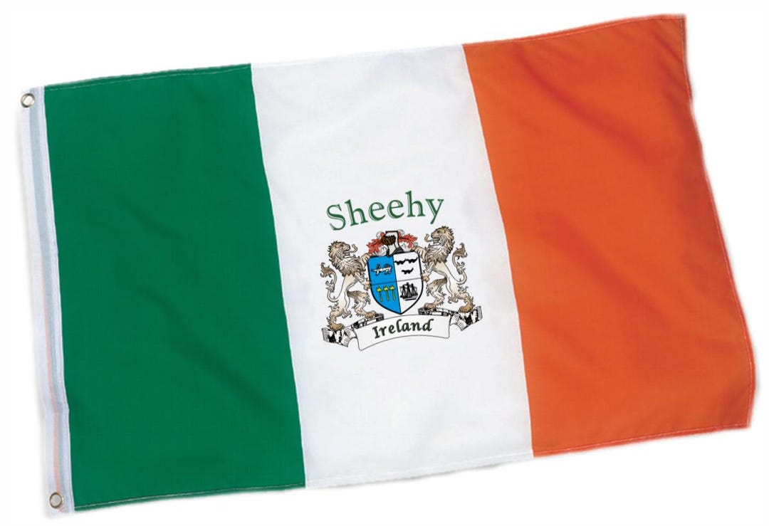 Sheehy Irish Coat of Arms Ireland Flag 3'x5' - Etsy