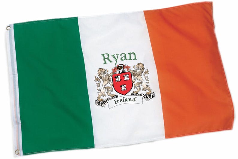 Ryan Irish Coat of Arms Heavy Duty Outdoor Ireland Flag ( 3 Sizes) - Etsy
