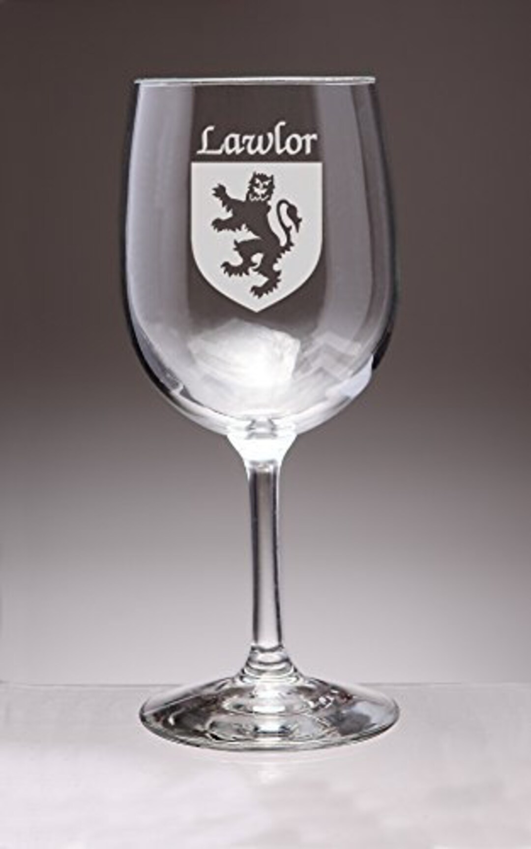 Lawlor Irish Coat of Arms Wine Glasses Set of 4 sand - Etsy UK