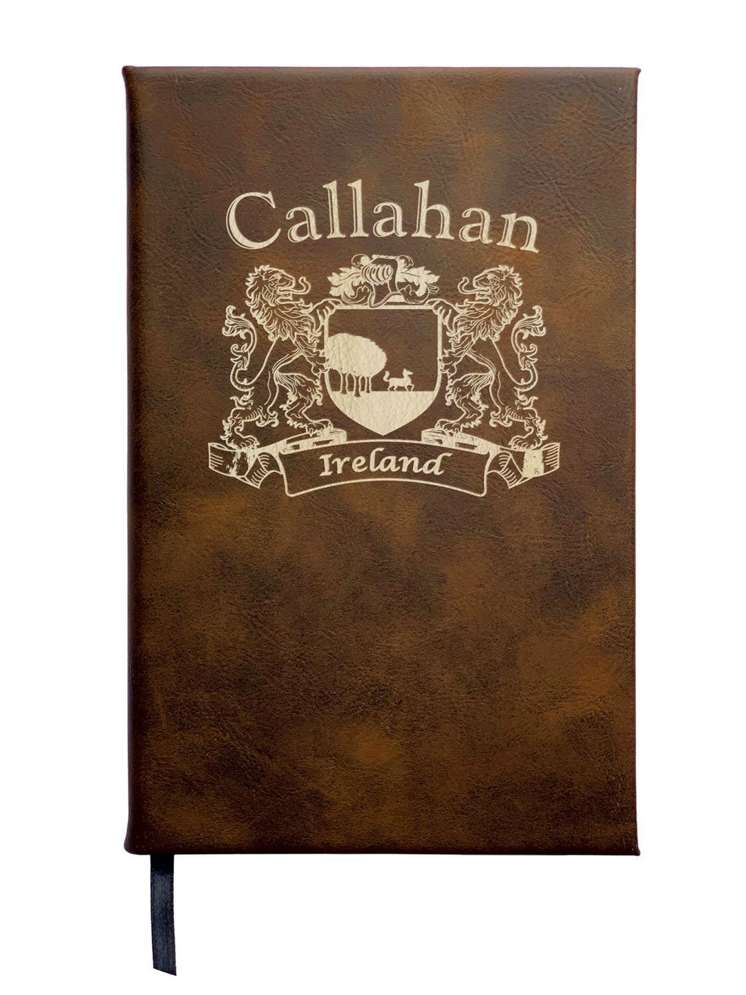 Callahan Irish Coat of Arms Leather Journal - Etsy