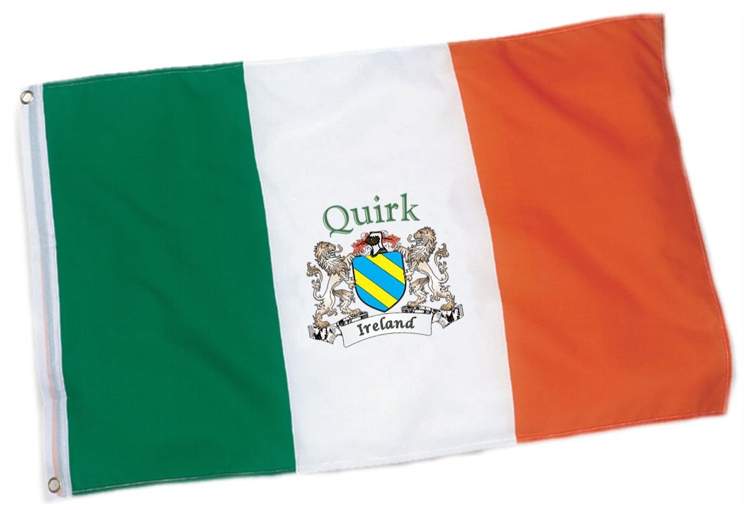Quirk Irish Coat of Arms Ireland Flag 3'x5' Foot - Etsy