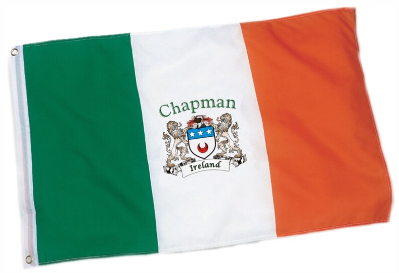 Chapman Irish Coat of Arms Flag 3'x5' Foot - Etsy