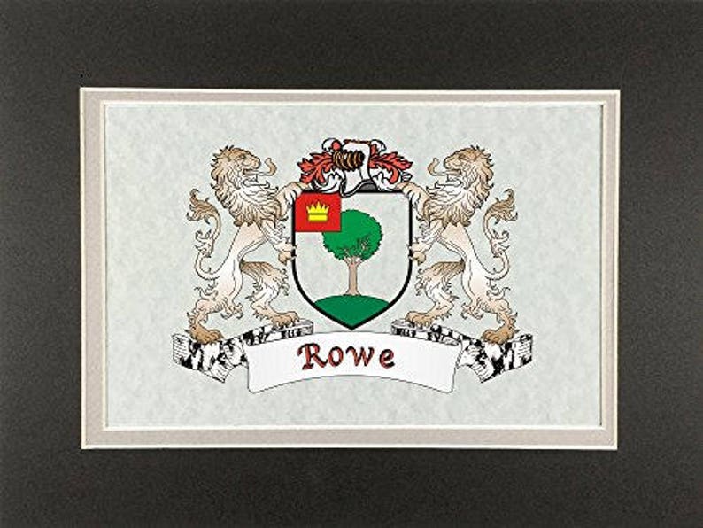 Rowe Irish Coat of Arms Print Frameable 9 X 12 - Etsy