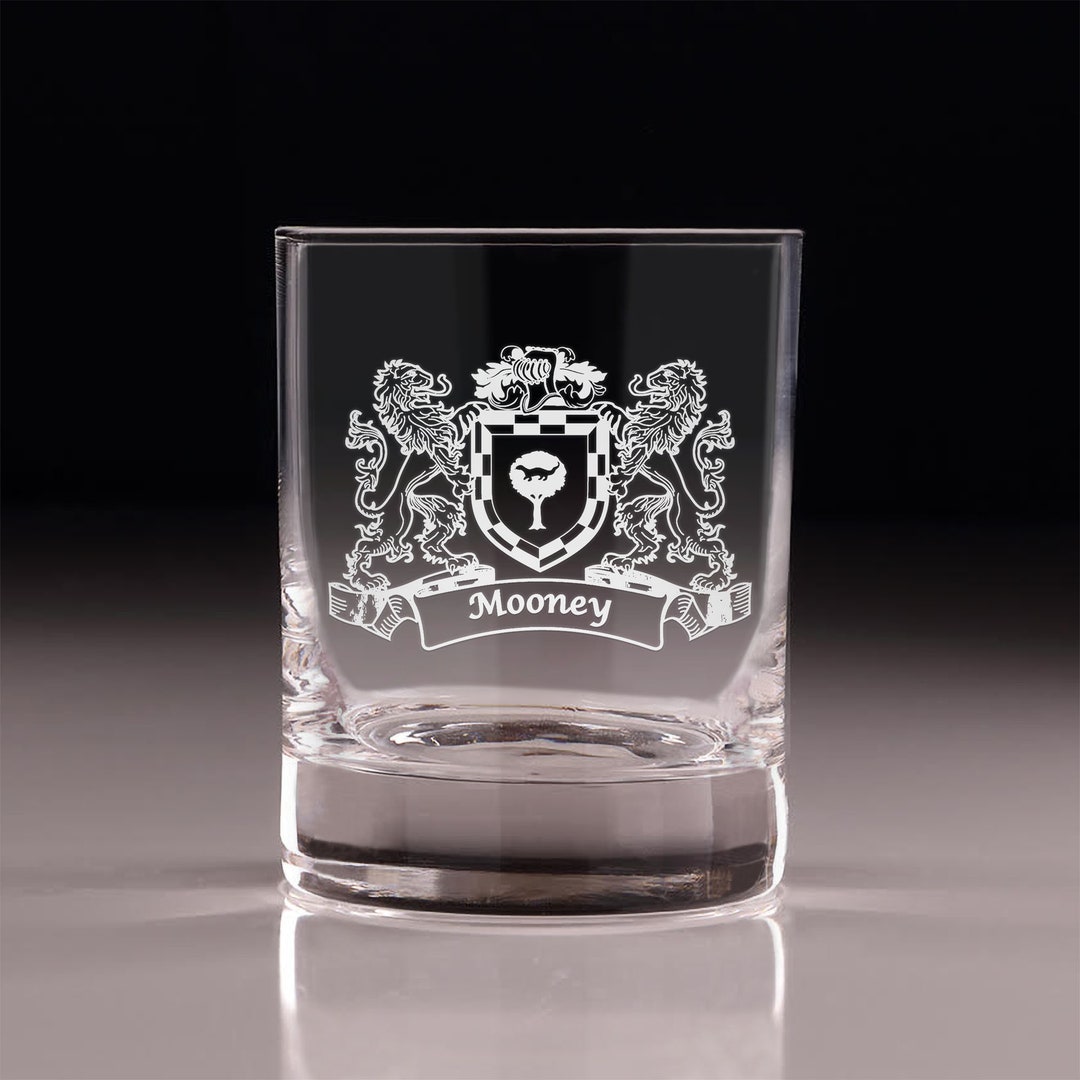 Mooney Irish Coat of Arms Old Fashioned Tumblers - Set of 4 - Etsy