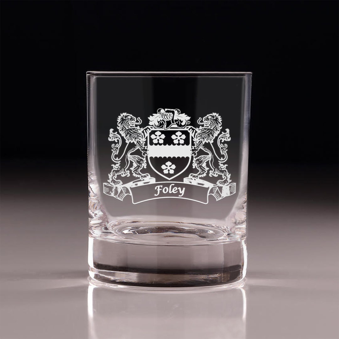 Foley Irish Coat of Arms Old Fashioned Tumblers - Set of 4 - Etsy