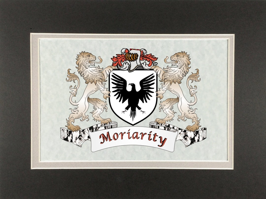 Moriarty Irish Coat of Arms Print Frameable 9 X 12 - Etsy