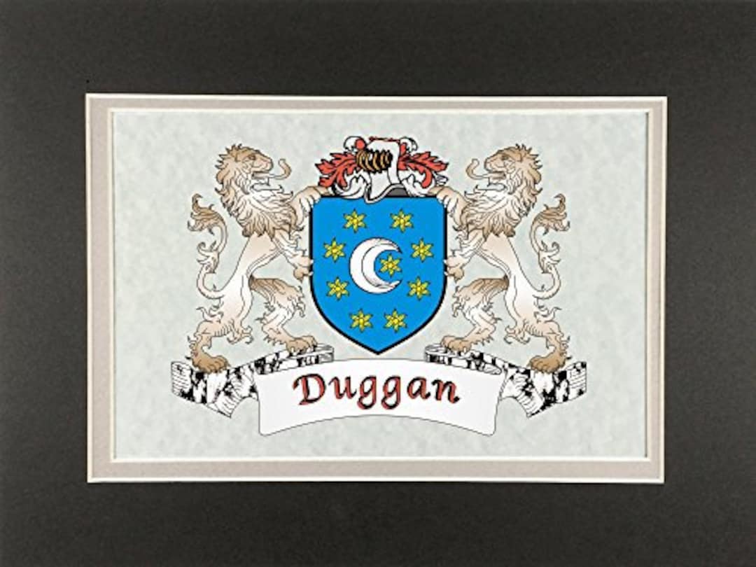 Duggan Irish Coat of Arms Print Frameable 9 X 12 - Etsy