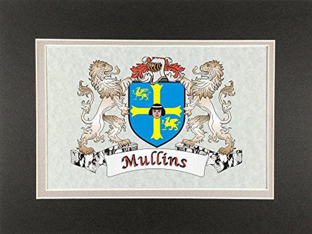Mullins Irish Coat of Arms Print - Frameable 9" X 12" - Etsy
