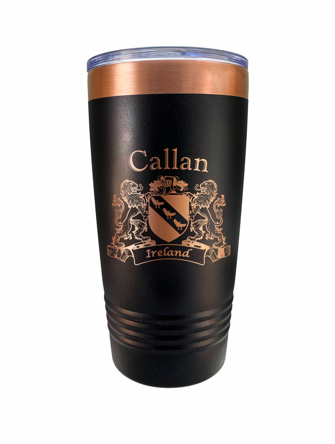 Callan Irish Coat of Arms Black Travel Mug - Etsy